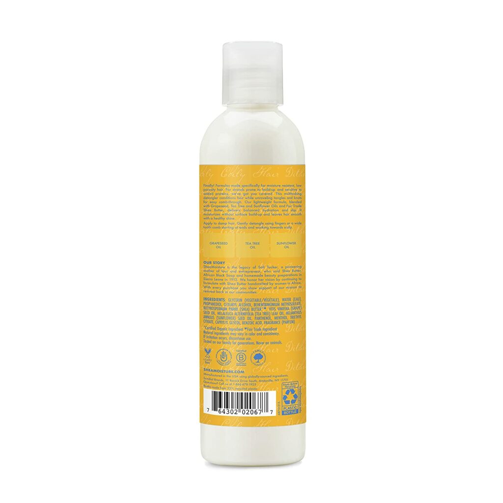 Crema Ligera Para Peinar Baja Porosidad Shea Moisture 237ml – Curly